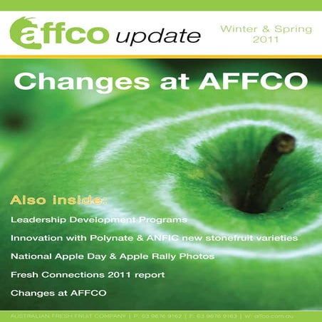 AFFCO_NEWSLETTER_WINTERSPRING2011 25Oct11 Opt | PDF