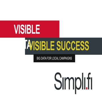 Workshop with Simpli.fi: Big Data for Small Campaigns: Exploring Local ...