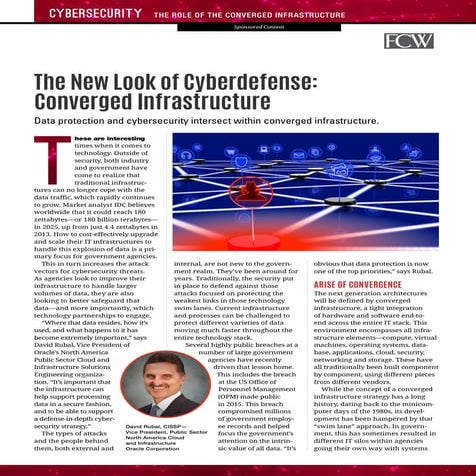 Cybersecurity and the Role of Converged Infrastructure June 2016 | PDF