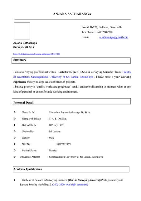 jamal zain c.v - | PDF