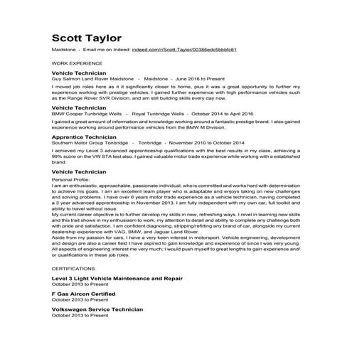 VW Training | PDF