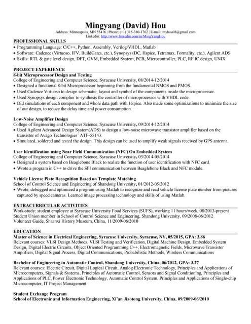 Resume-ZL | PDF