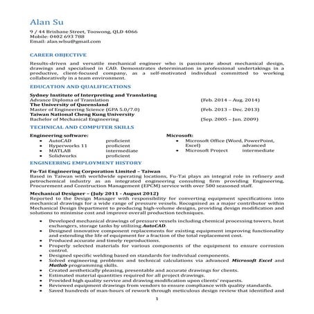 Alan Su CV | PDF