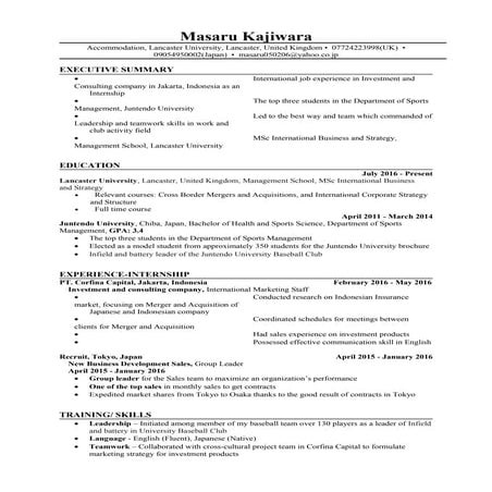 English CV | PDF