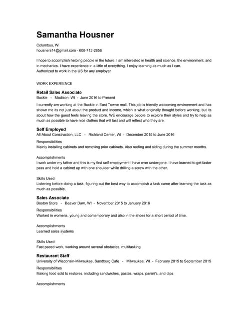 shauna resume 2017 Final Copy | PDF