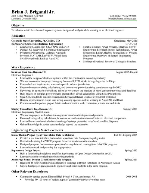 Revised Resume | PDF