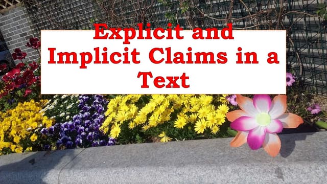 Explicit versus implicit meaning | PPTX