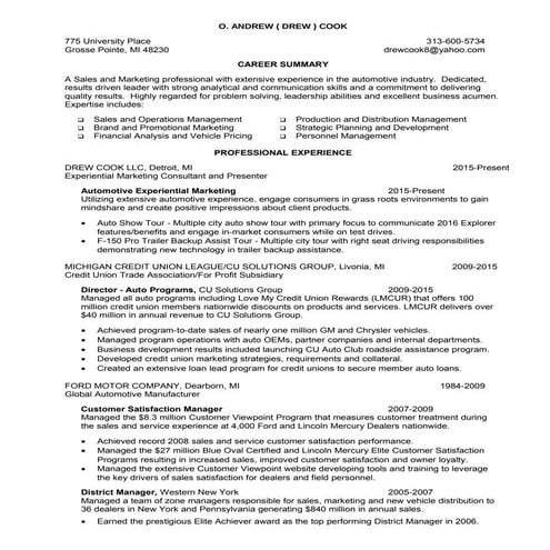 Drew Cook Resume | DOC