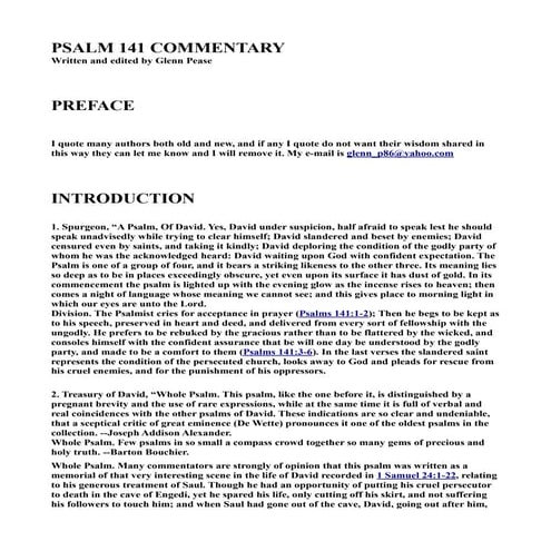 53377376 psalm-141-commentary | PDF