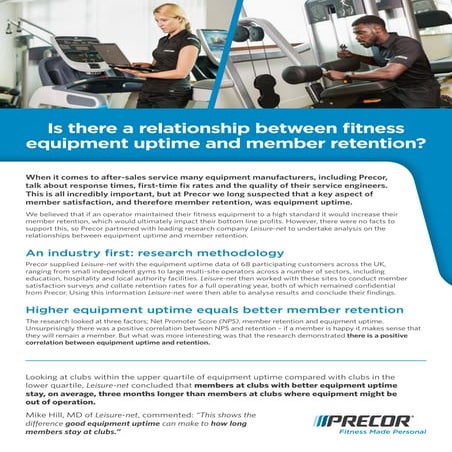 Precor Service Sheet | PDF