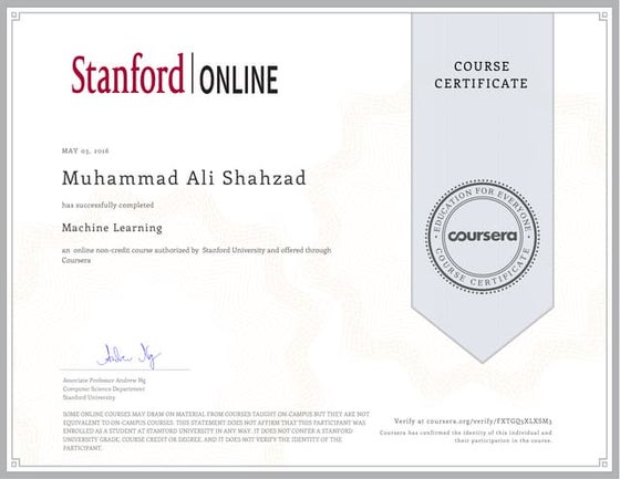Coursera stanford machine learning | PPT