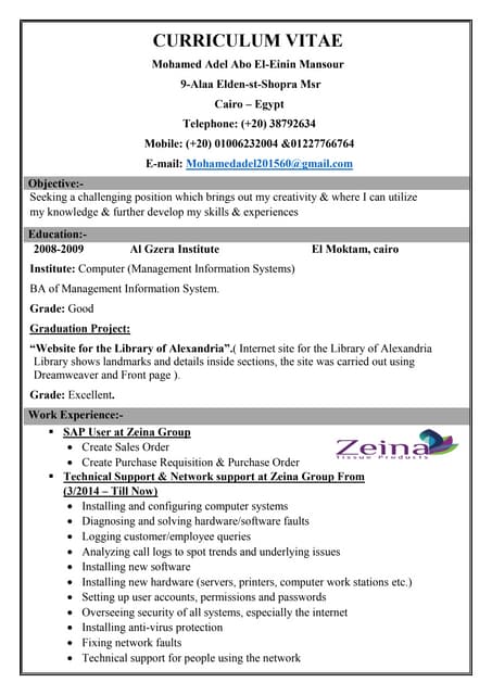 Resume2 | PDF