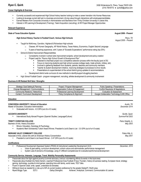 Resume Mark White | PDF