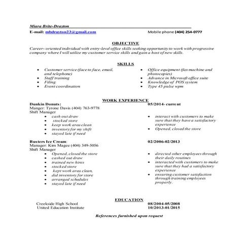 new resume mimi | DOCX