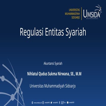 536086834-Regulasi-Entitas-Syariah.pptxk | PPTX
