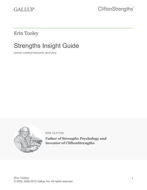 Gallup Strengths | PDF