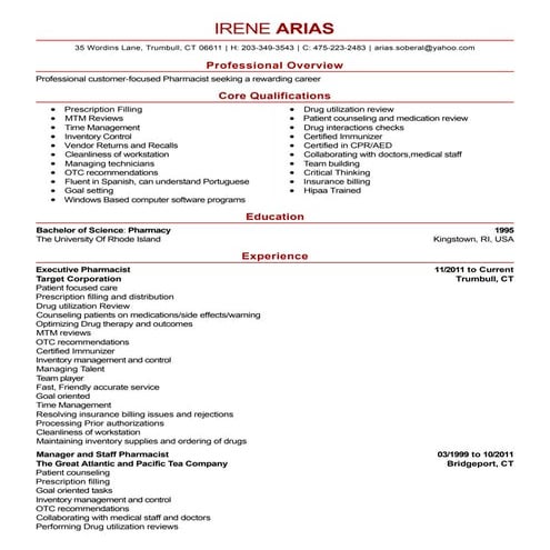 Irene Arias Resume | PDF