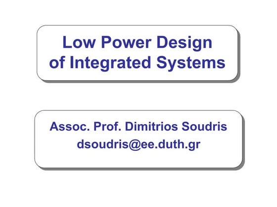 Powerartist Rtl Design For Power Platform Pdf Technology And Computing