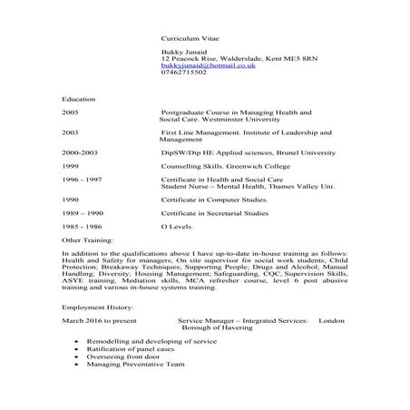 Bukky's CV1 (1) (1) | DOC