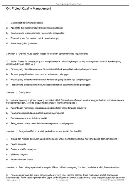 Construction project quality control training develop | PDF