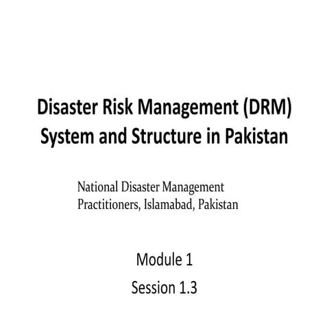 disaster management | PPT
