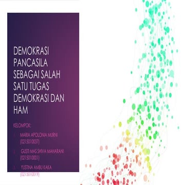 Ppt Demokrasi Pancasila | PPTX
