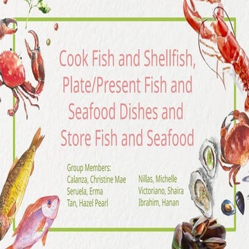 T.L.E. GRADE 10 COOKERY LESSONS | PPTX