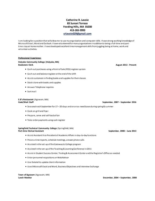 Cassandra Clark Resume[1] | DOCX