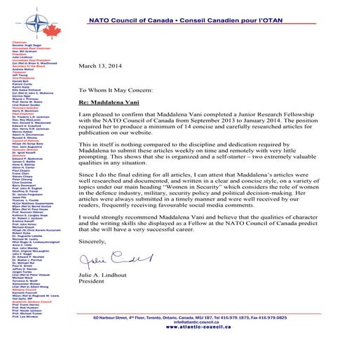 NCC JRF Reference Letter | PDF | Publishing Industry | Industries