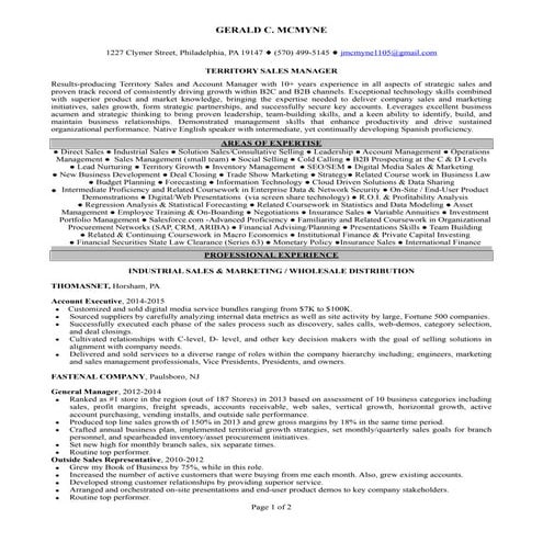 Gerald McMyne- Resume | PDF