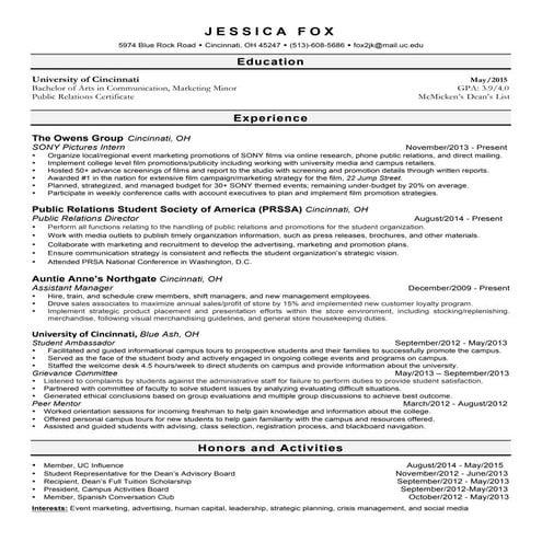 Grever resume | DOC