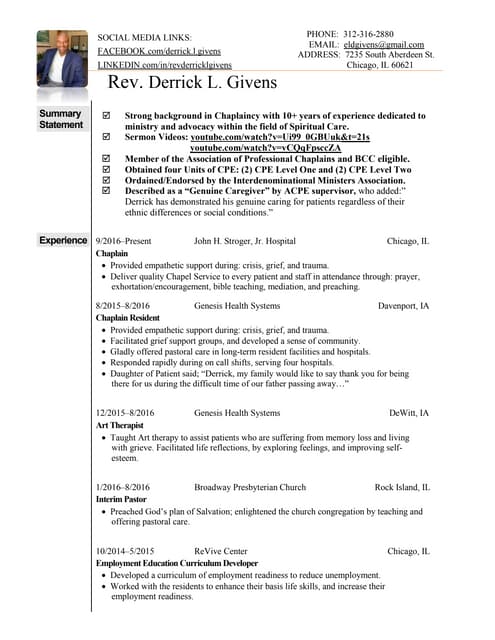 Professional Resume' Reference page | PDF | Business Accounting ...