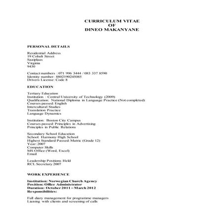 BLESSING CV - Copy | DOCX