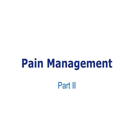 pain part 2 | PPT