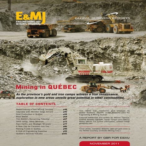 Quebec_Mining 2011 | PDF
