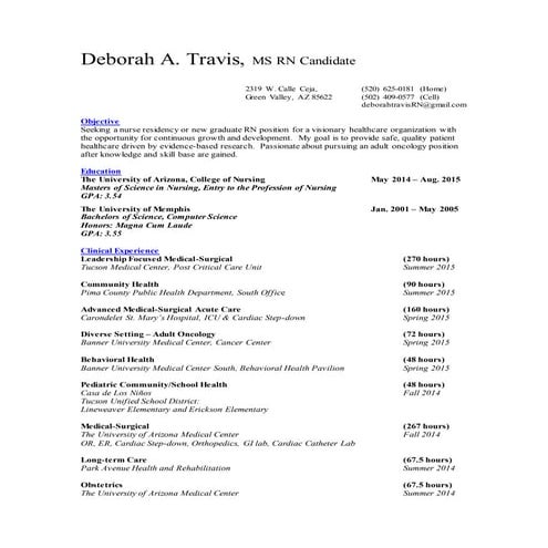 Tamara Wellen Resume 2015 | PDF