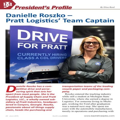 presprofile pratt logistics bdj 0615 (2) | PDF | Participant Sports ...