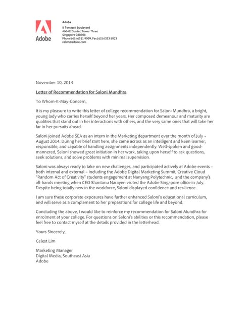 Recommendation letter_Carl | PDF