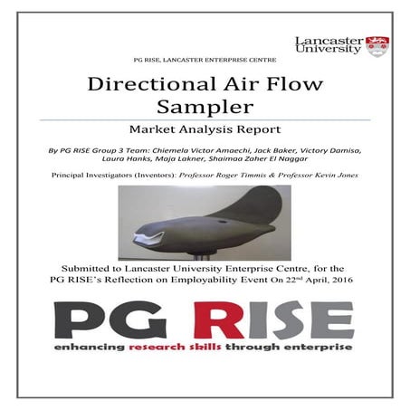 PG-Rise-3-Report_Directional-Air-Flow-Sampler-Final (2) | PDF | Commodities | Economy