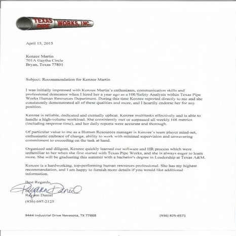 Reference Letter | PDF