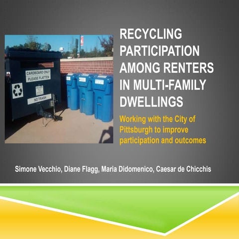 recycling presentation ppt final | PPTX | Indoor Environmental Quality ...