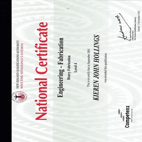 Boilermaking Certs | PDF