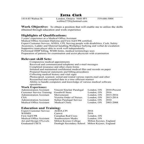 resume 2016. | RTF | Healthcare Industry | Industries