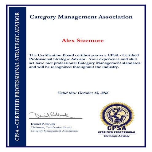 Sizemore, Alex CPSA | PDF