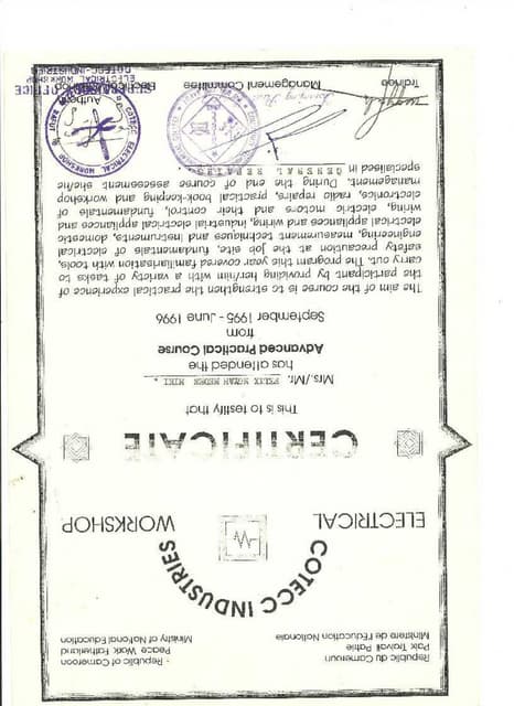 Work certificate PCI | PDF | Computing | Technology & Computing