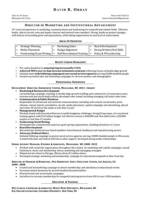 PBS Resume & Portfolio | PPT