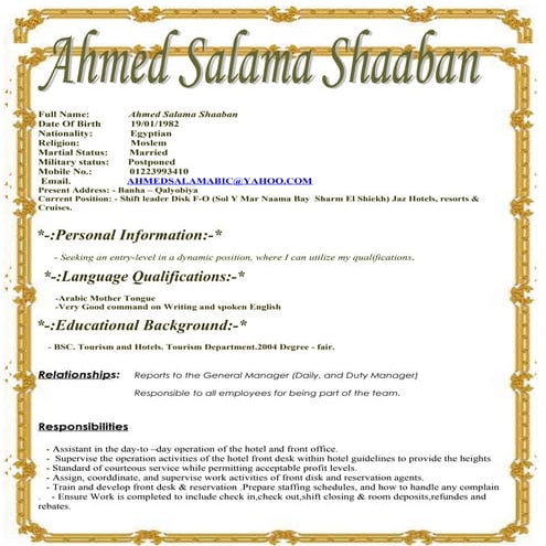 AHMED SALAMA | PDF
