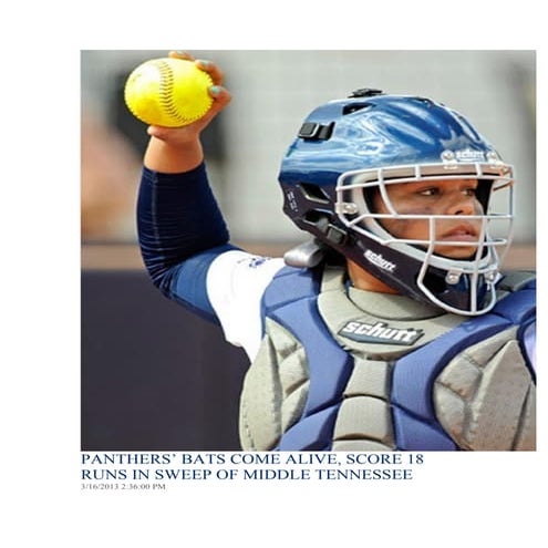 PANTHERS’ BATS COME ALIVE | PDF