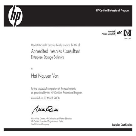 Hai-HP-APC-ENTSTGSOL | PPT