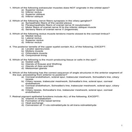 53 Multiple Choice Questions (MCQS) - Fundamentals of OphthalmologyII.docx